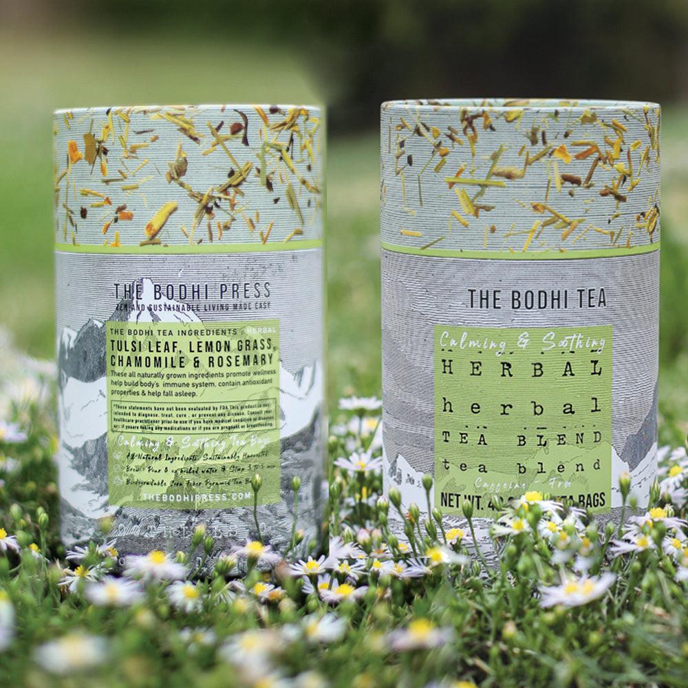 Himalayan Herbal Tea Blend: Rosemary, Chamomile, Holy Basil (pyramid ...