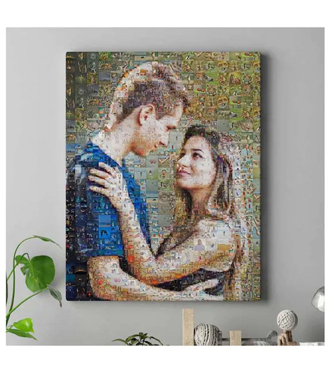 Custom Photo Collage Gift, Mosaic Poster From Your Pictures, Custom ...