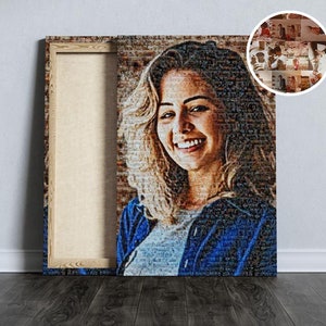 Custom Photo Collage Gift, Mosaic Poster From Your Pictures, Custom ...