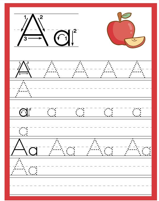 Letters A to Z, Alphabet Worksheets, Tracing, Early Education, Animals ...