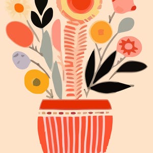 Boho Posters Digital Art Pack, Instant Download Modern Bohemian Bundle ...