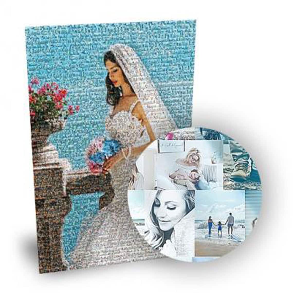 Custom Photo Collage Gift, Mosaic Poster From Your Pictures, Custom ...