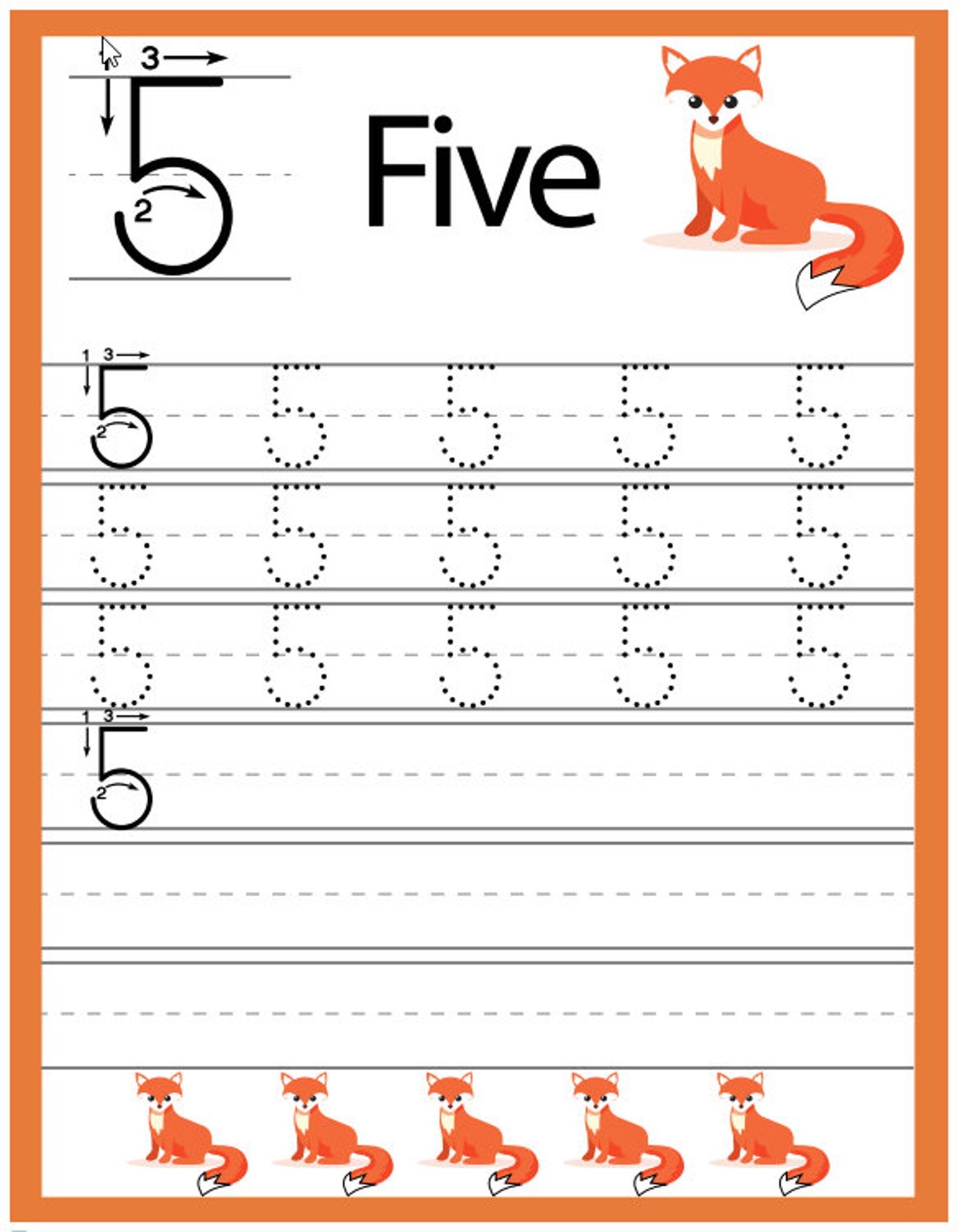 10 Number Tracing Worksheets, Traceable Numbers, Preschool Worksheets ...