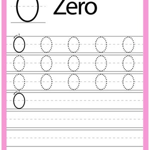 10 Number Tracing Worksheets, Traceable Numbers, Preschool Worksheets ...