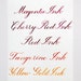Reserved Row Table Tents in Handwritten Calligraphy - Etsy