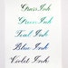 Reserved Row Table Tents in Handwritten Calligraphy - Etsy