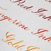 Reserved Row Table Tents in Handwritten Calligraphy - Etsy