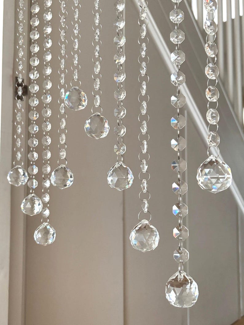 Crystal Beaded Curtain Decoration - Etsy