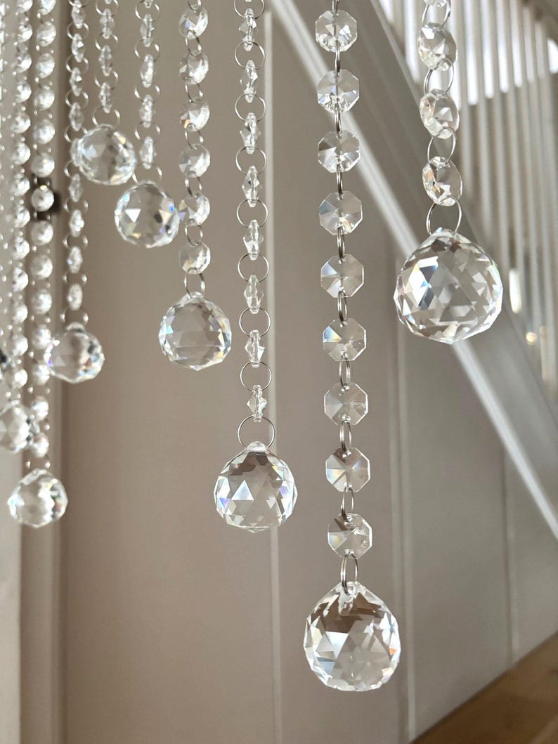 Crystal Beaded Curtain Decoration - Etsy