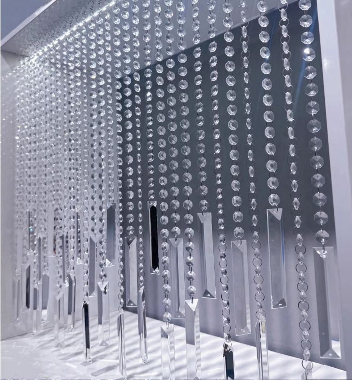 Crystal Beaded Curtain Decoration - Etsy