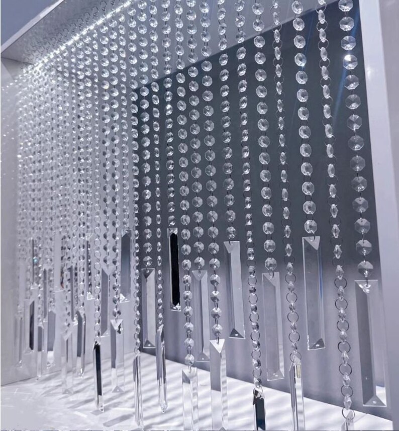 Crystal Beaded Curtain Decoration - Etsy