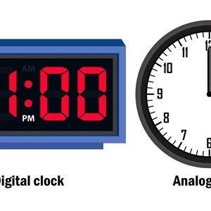 40 Digital Clocks and Analog Clocks Svg. Clocks Vector. 40 - Etsy