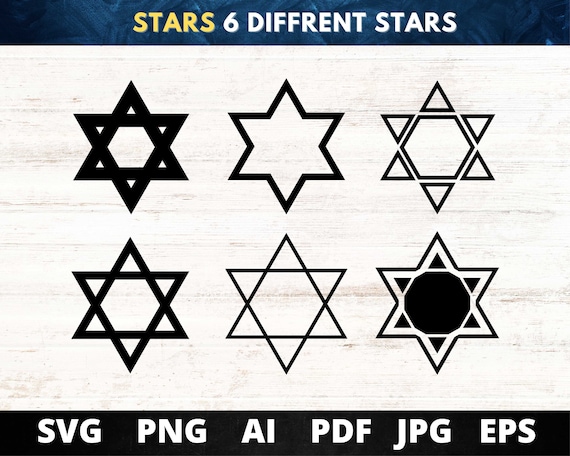 6 STARS. Star Svg. Star Png. Star Cut Files. Star Clipart - Etsy