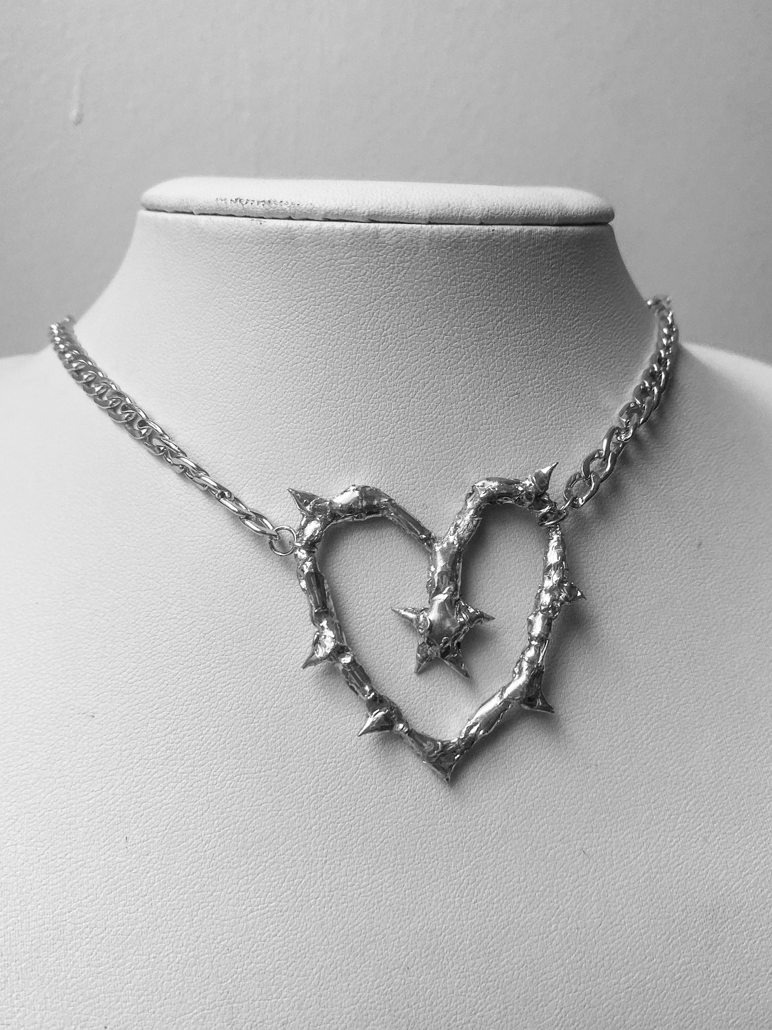 Spiky Solder Jewelry , Spiky Heart ,spiky Pendant , Star Charm - Etsy