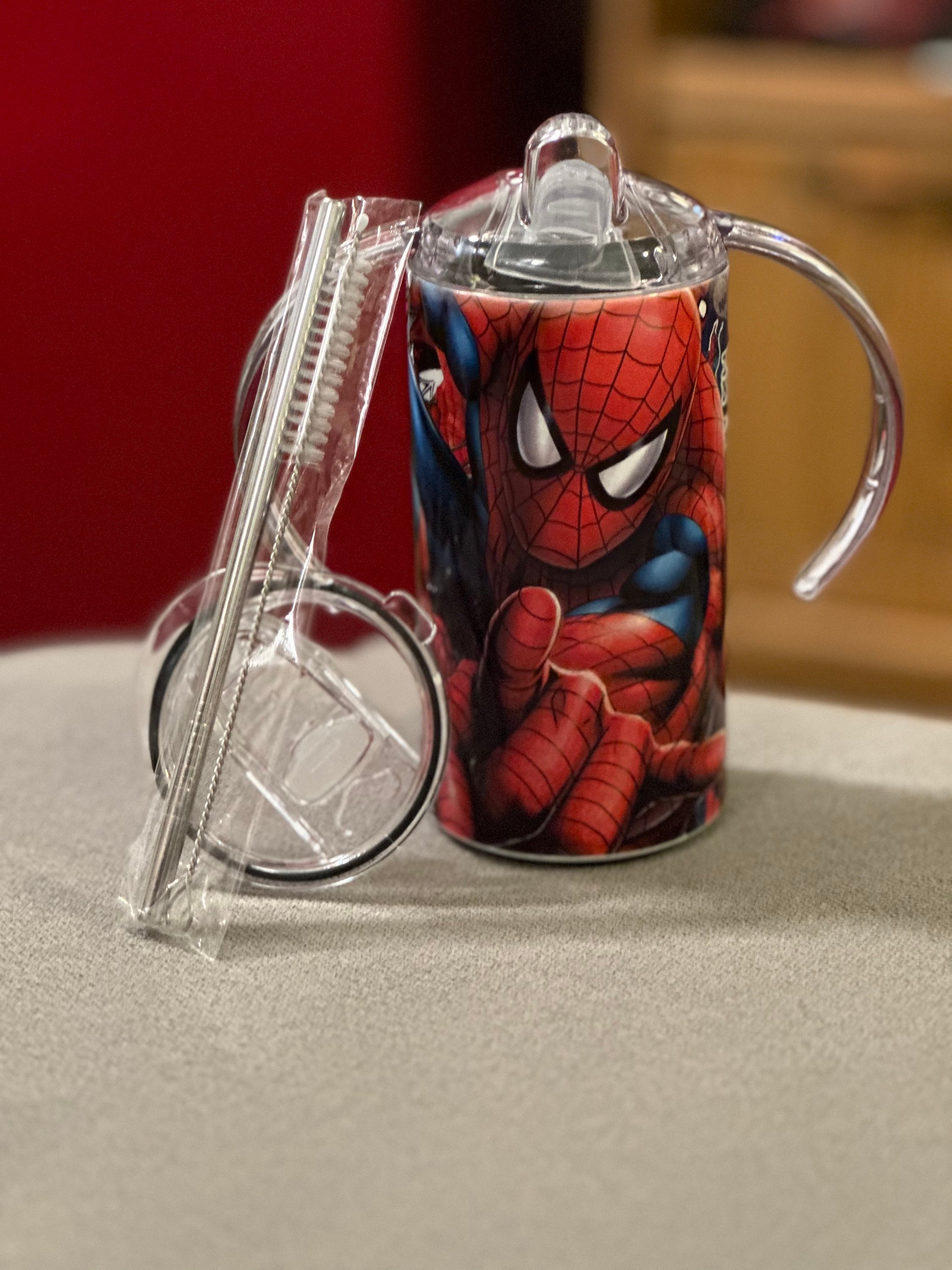12 Oz Spider-man Sippy Cup - Etsy