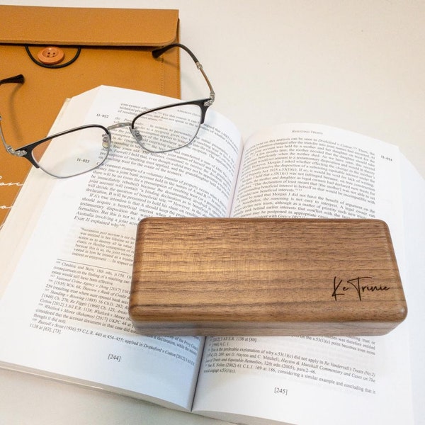 Wood Glasses Case - Etsy