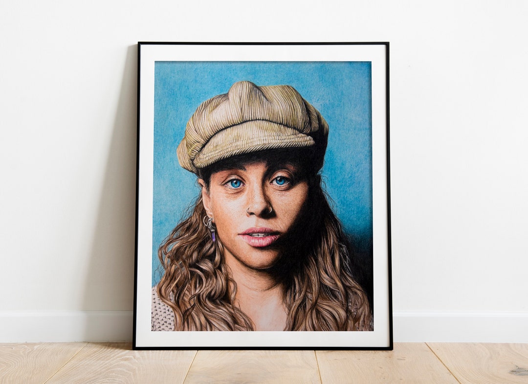 Color Drawing by Tash Sultana, Musical Decorative Sheet. Hyperrealistic ...