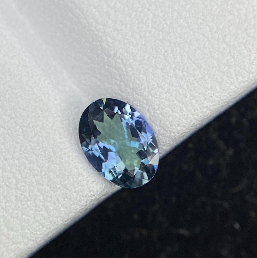 Super Rare Color Unheated Tanzanite Oval Mermaid Color Tanzanite Oval,1 ...