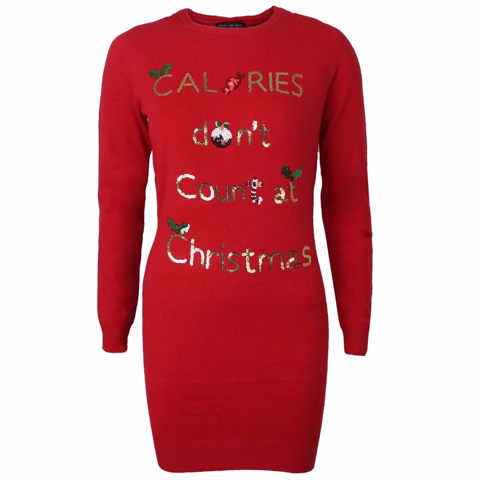 Women's Ladies Christmas Novelty Tunic Jumper Thin Knitted - Etsy UK