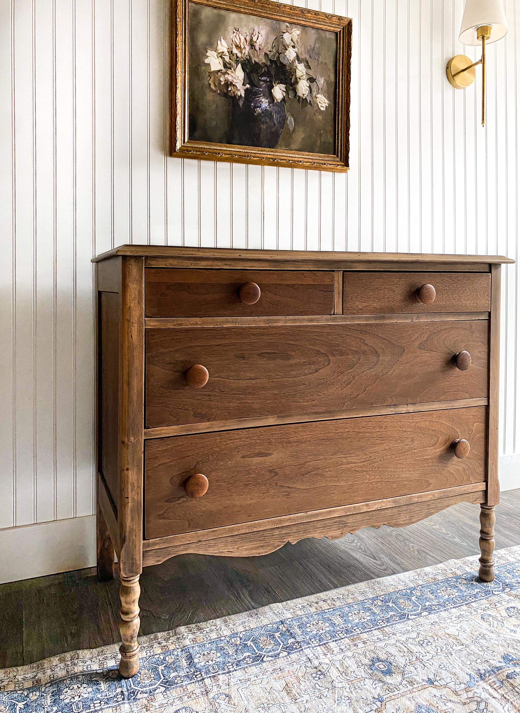 SOLD! Antique Wooden Dresser, Rustic Farmhouse Chest of Drawers ...