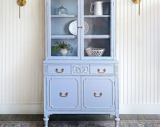 New*** Vintage Dresser/tallboy/painted/refinished/green/victorian ...