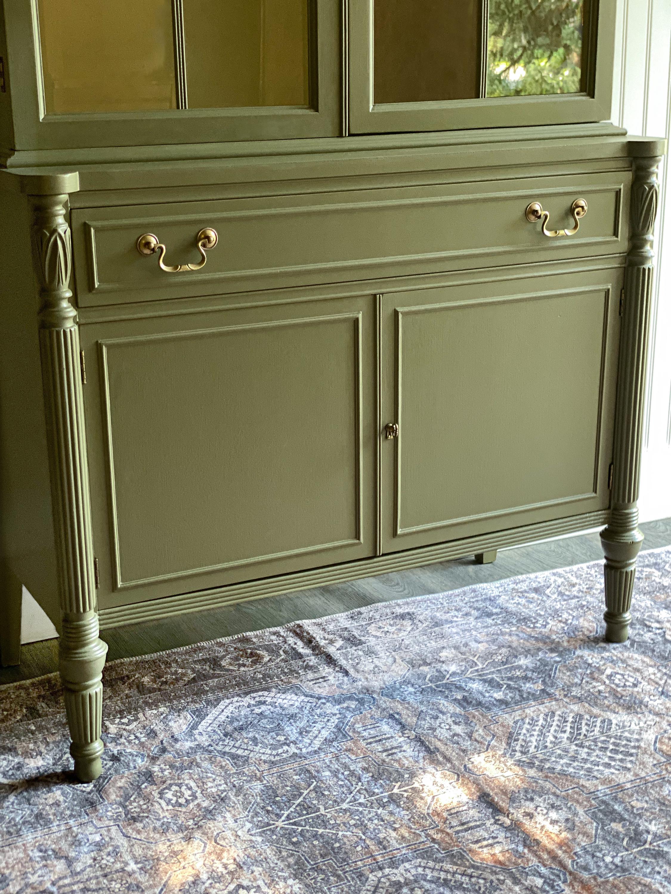 SOLD! Vintage China Cabinet, Antique Hutch, Hepplewhite Hutch, Dining ...
