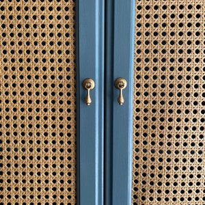 SOLD! Hutch Vintage Secretary Desk Secretary Hutch Dresser Cane ...