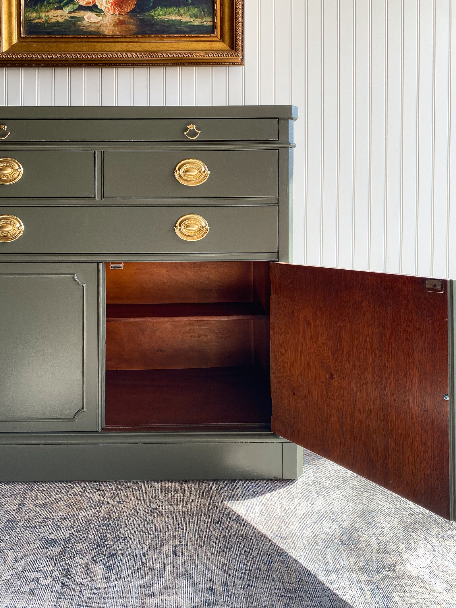 SOLD! Refinished Buffet, Vintage Sideboard, Drexel Dresser, Server ...