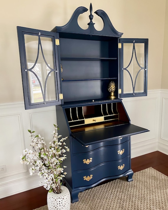 Refinished secretary desk store