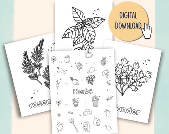 Printable Vegetable Coloring Pages for Kids - Etsy