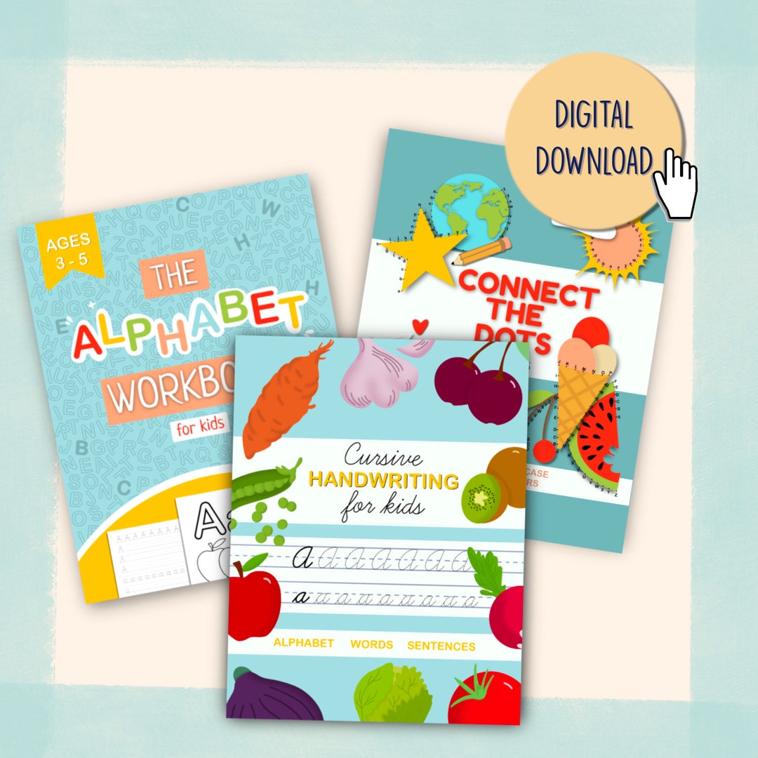 Ultimate Alphabet Learning Bundle for Kids | ABC Dot-to-dot, Alphabet ...