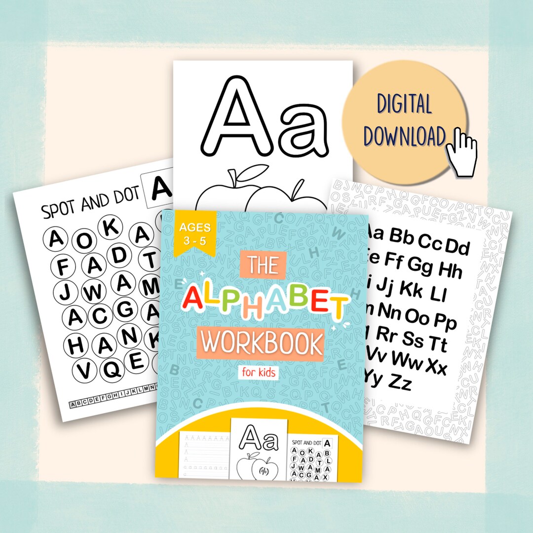 The Arabic Alphabet Workbook for Kids - Etsy
