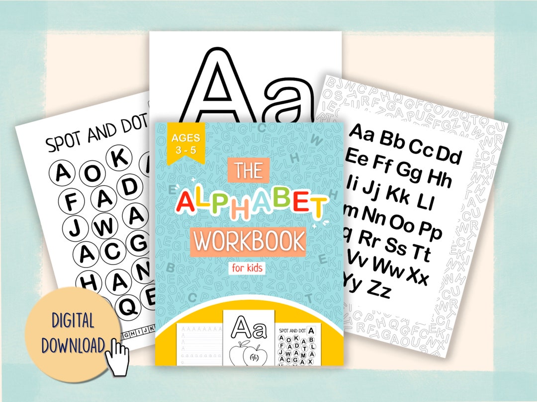 The Arabic Alphabet Workbook for Kids - Etsy