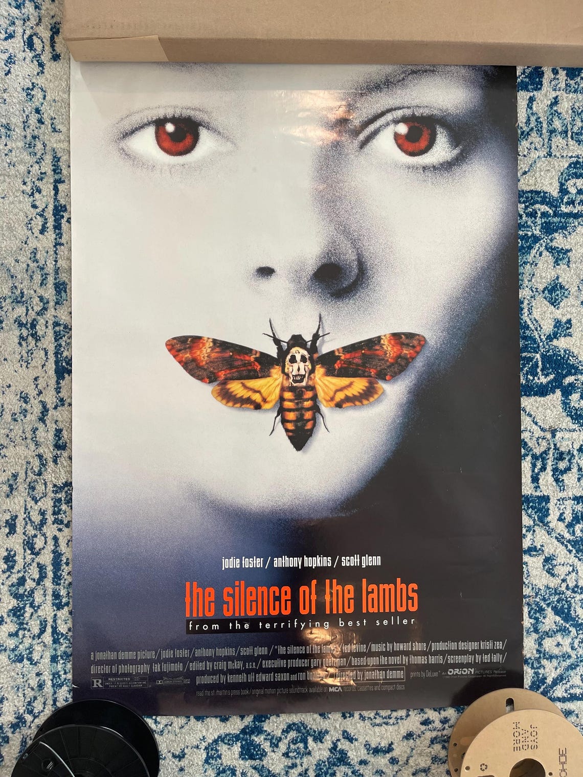 Original Silence of the Lambs Movie Theater Poster - Etsy