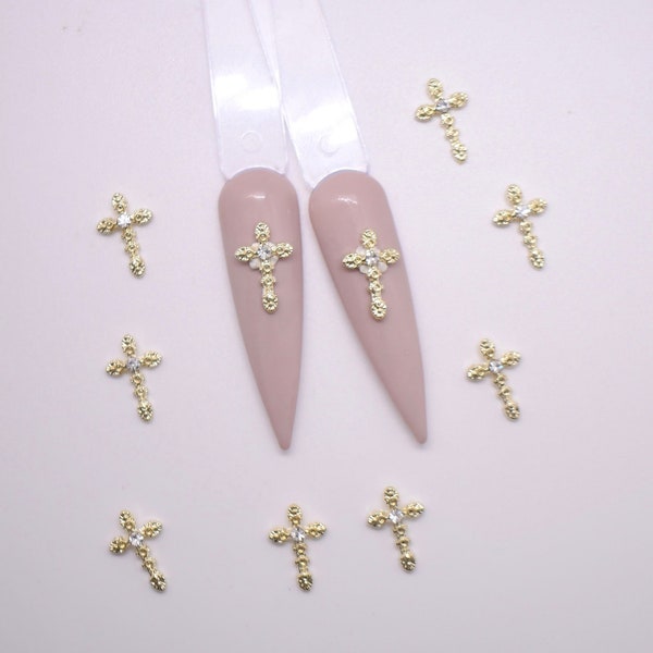 Cross Nail Decal - Etsy