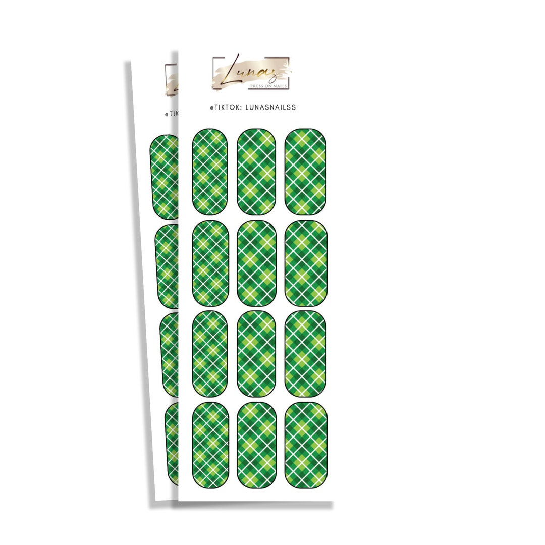 Waterslide Nail Decals, St Patricks Day Decals, Water Transfer Nail ...