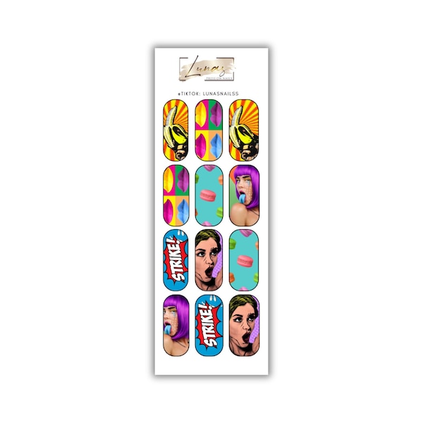 Pop on Nails - Etsy