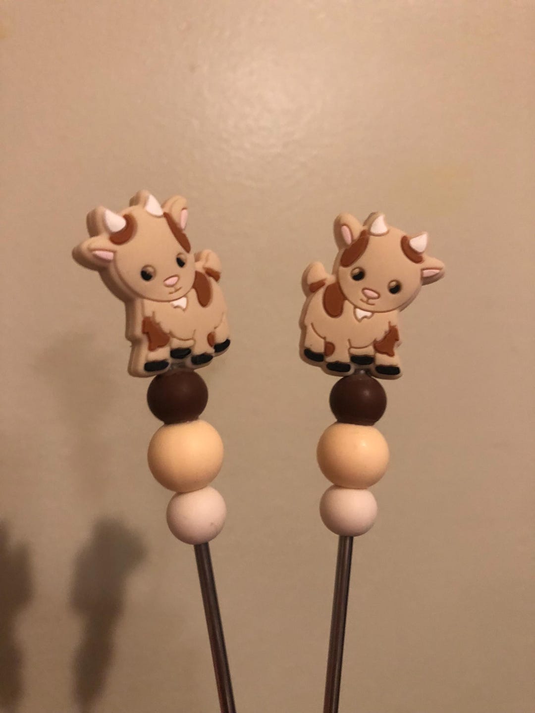 Goat Amigurumi Sewing Sticks ; 20 Cm Sewing Sticks; ; ; Silicone Beads ...