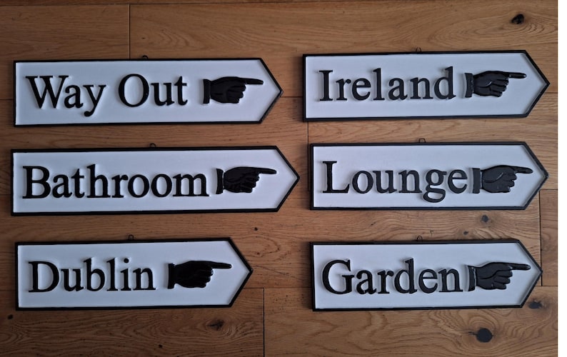 Old Irish Road Sign - Etsy