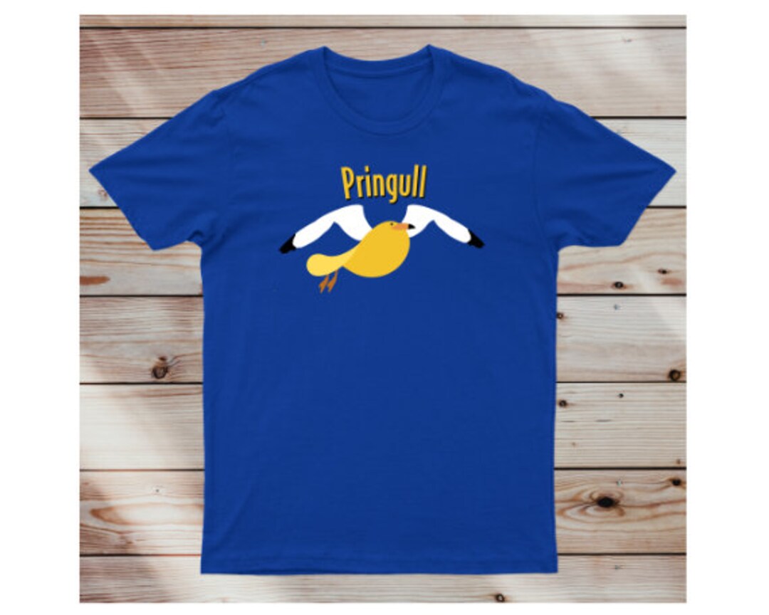 Pringull T-shirt, Pringle Bird Shirt, Gull Shirt, Seagull Tshirt, Fun ...