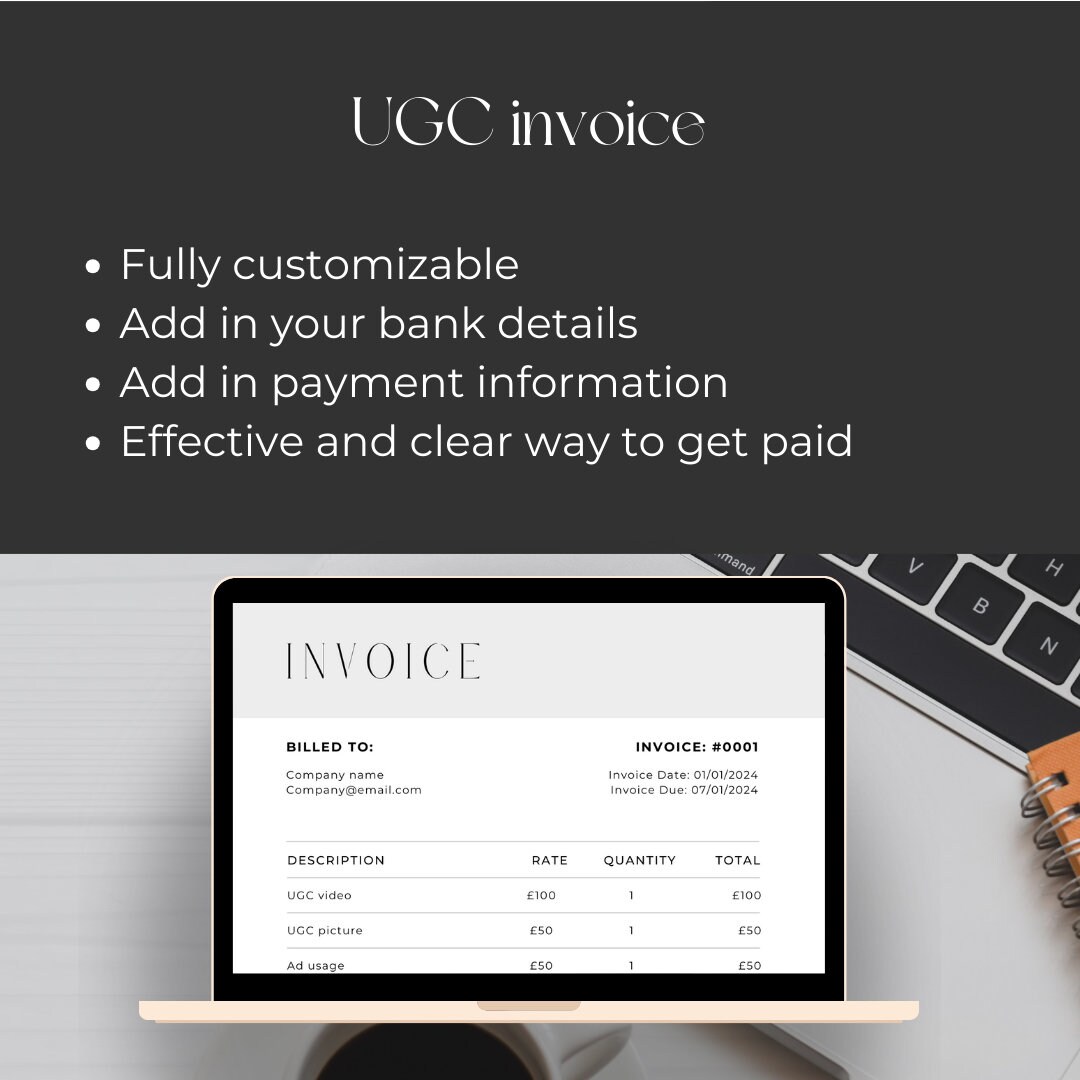 UGC Creator Contract Template, UGC Template, UGC Agreement, Influencer ...