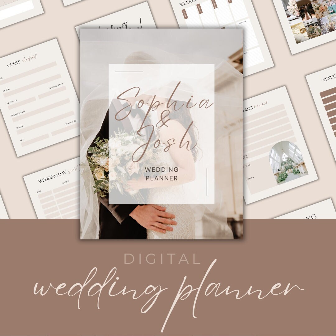 Wedding Planner Template, Wedding Planner, Wedding Itinerary, Wedding ...
