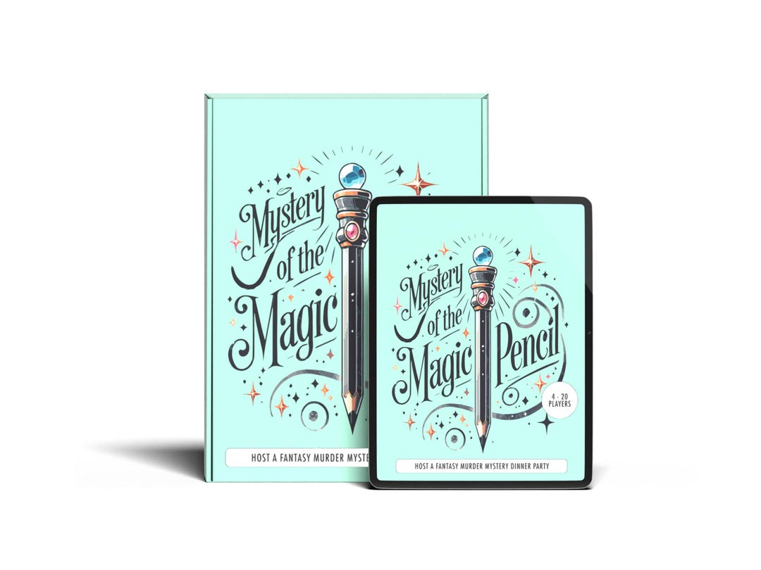 4-20 Player Kids Fantasy Murder Mystery Game Kit Game - Mystery of the ...