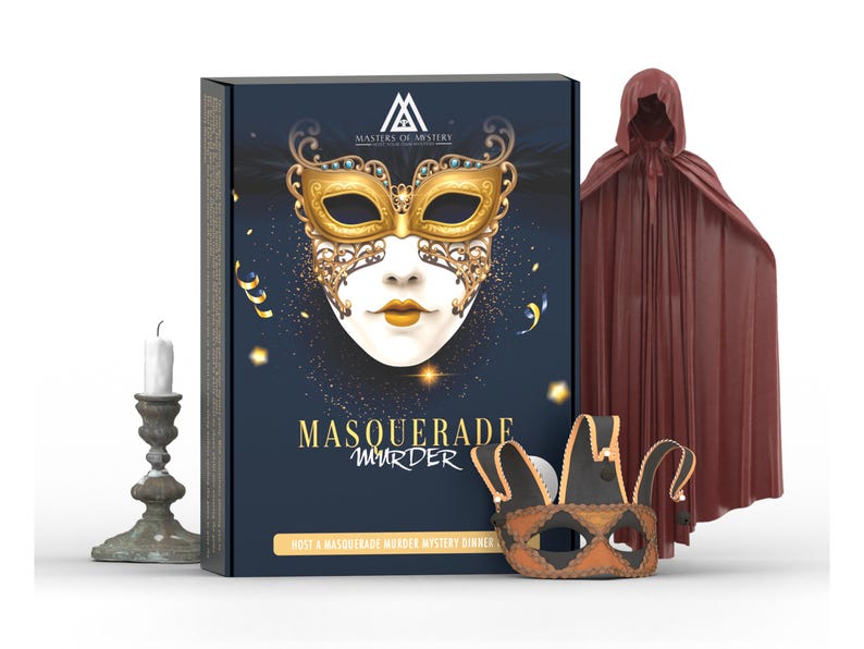 4-20 Player Masquerade Ball/carnival Murder Mystery Host Your Own Game ...