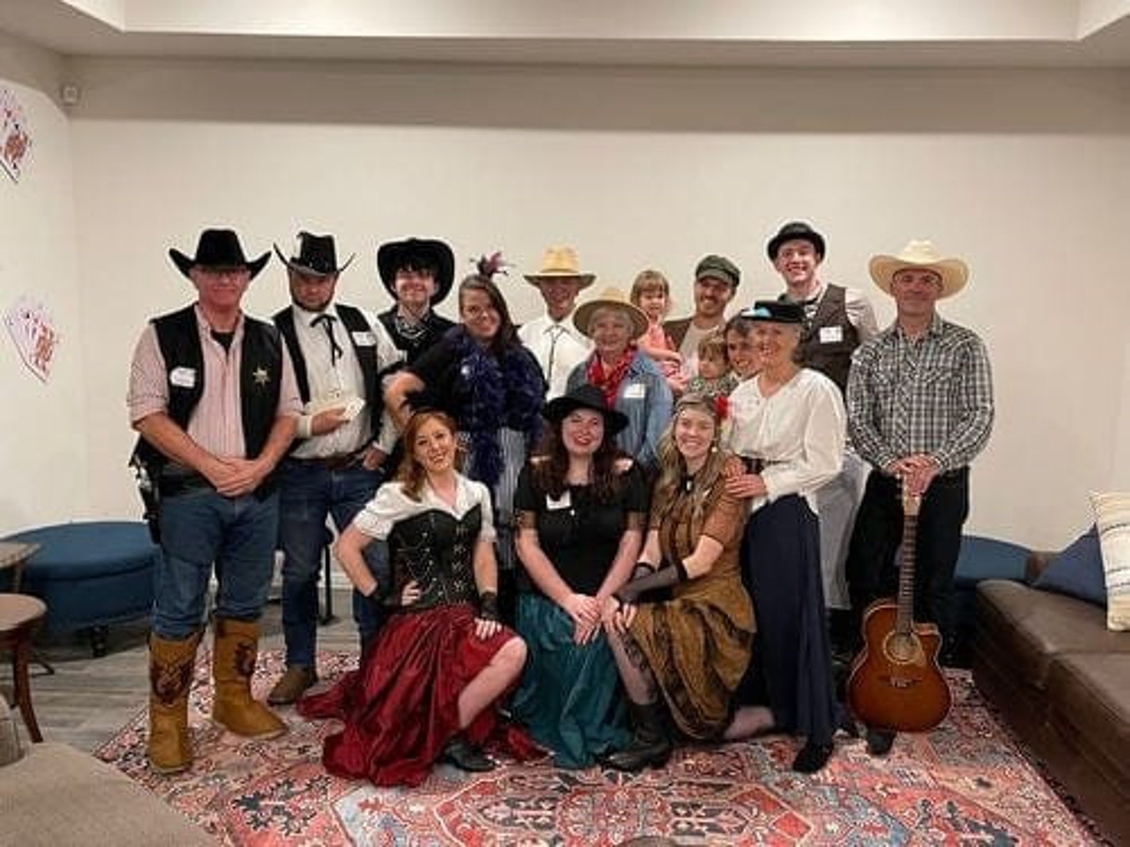 4-20 Player Wild West Cowboy Murder Mystery Host Your Own Game Kit ...