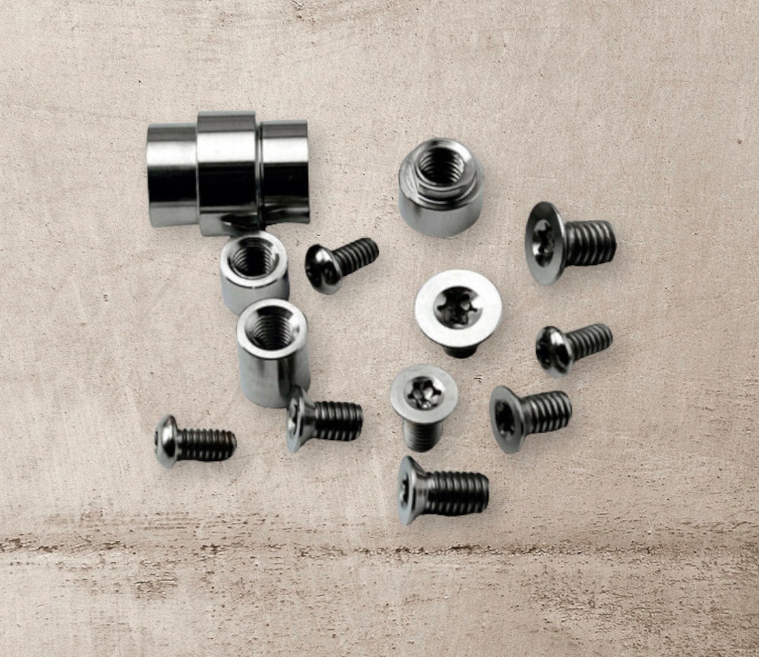 Titanium Complete Hardware Kit Screw Pivot for Spyderco Para Military 2 ...