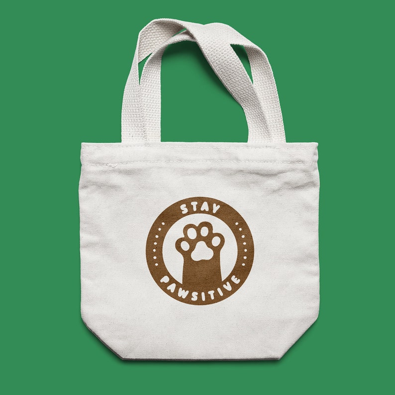Stay Pawsitive / Svg Png Dxf Jpg Eps File Bundle for Plotter / Positive ...