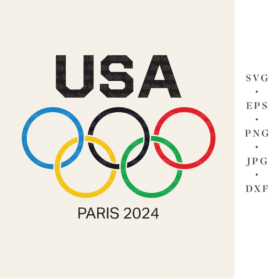 Team USA Paris Olympic Rings / Svg Png Dxf Jpg Eps File Bundle for ...