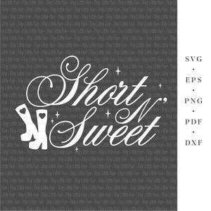Sabrina Short N Sweet / Svg Png Dxf Eps Pdf File Bundle for Plotter ...