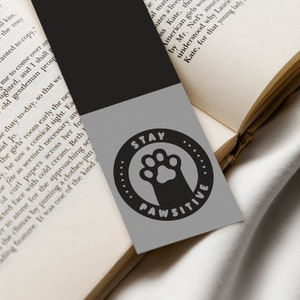 Stay Pawsitive / Svg Png Dxf Jpg Eps File Bundle for Plotter / Positive ...